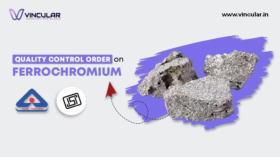 BIS-ISI Certificate on Ferrochromium | Vincular